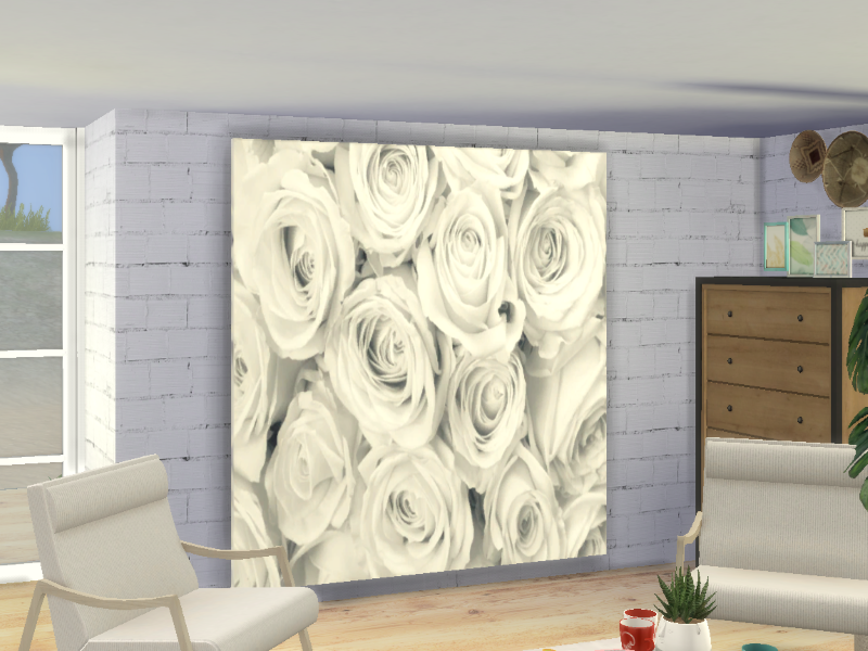 The Sims Resource | Large Roses Canvas