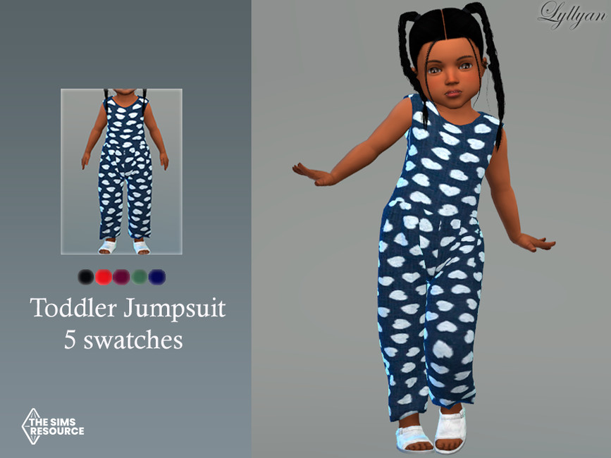 The Sims Resource - Toddler Jumpsuit Karina