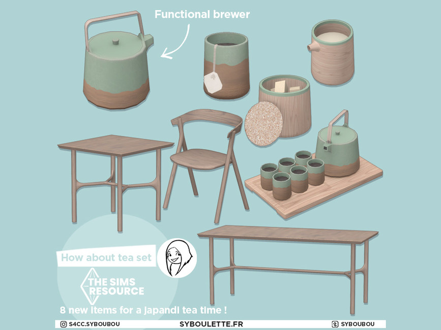 The Sims Resource - How about tea set