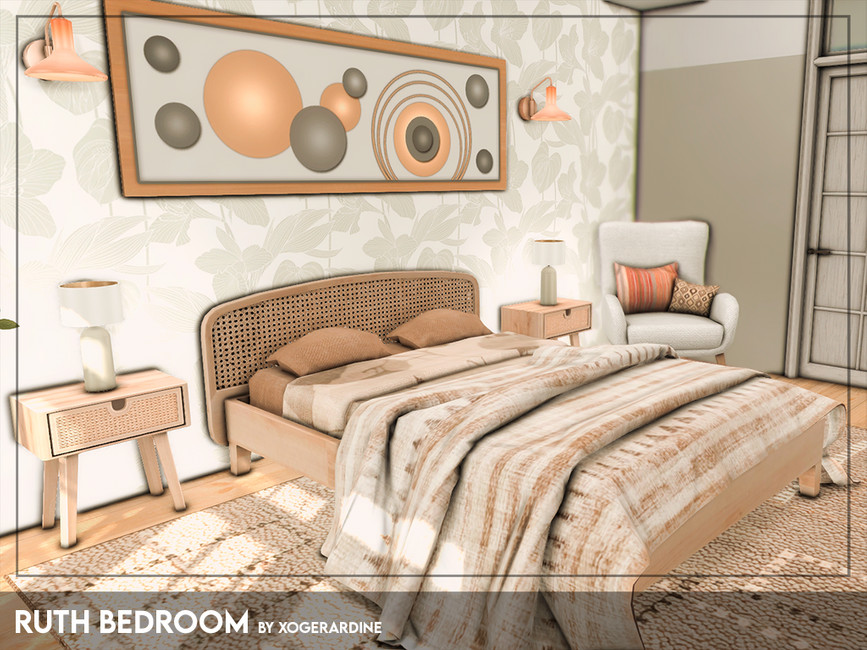 The Sims Resource - Ruth Bedroom (TSR only CC)