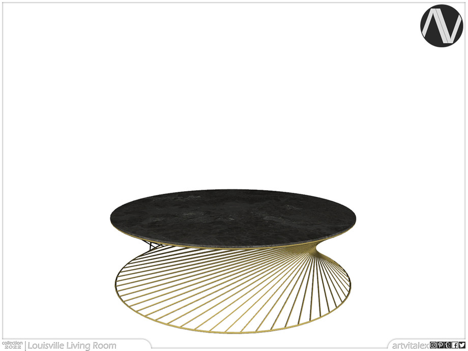 The Sims Resource | Louisville Coffee Table