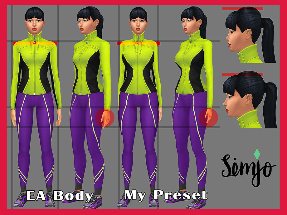 Sims 4 body presets - 86 фото