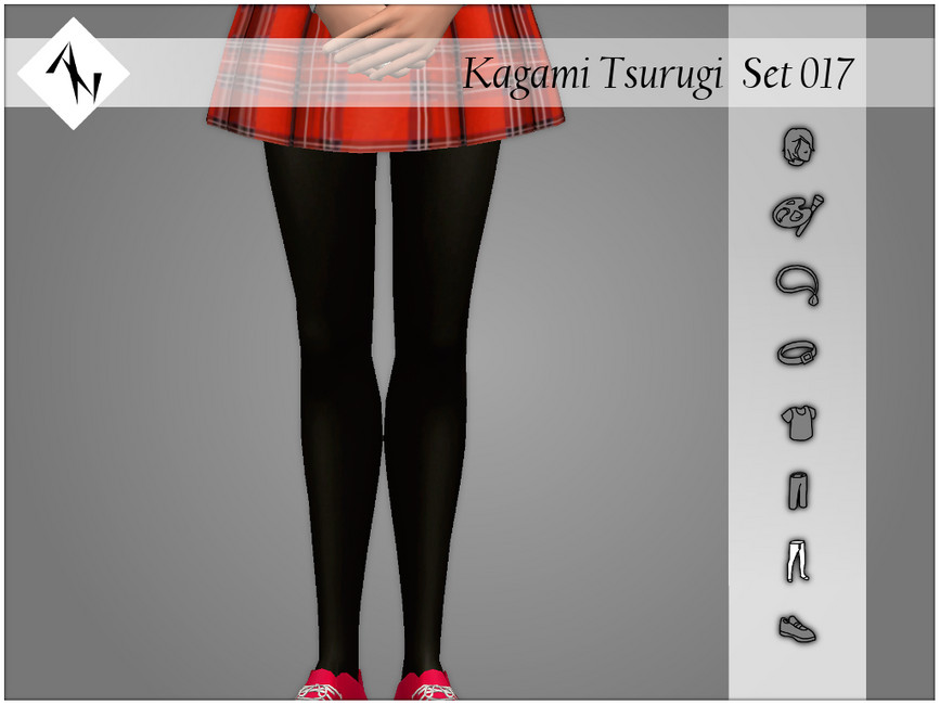 The Sims Resource - Kagami Tsurugi - Set017 - Tights