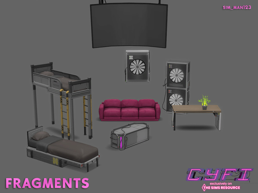 The Sims Resource - CyFi - Fragments