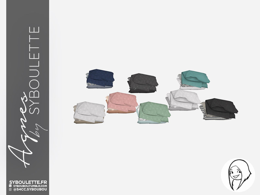 The Sims Resource - Agnes - Clothes messy pile