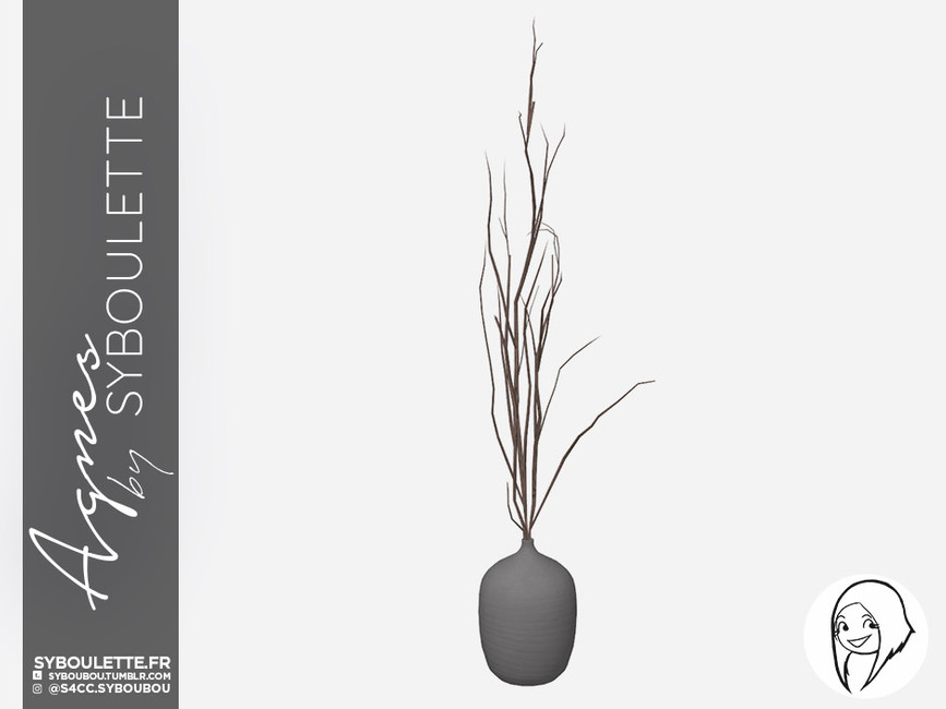 The Sims Resource - Agnes - Vase with branches