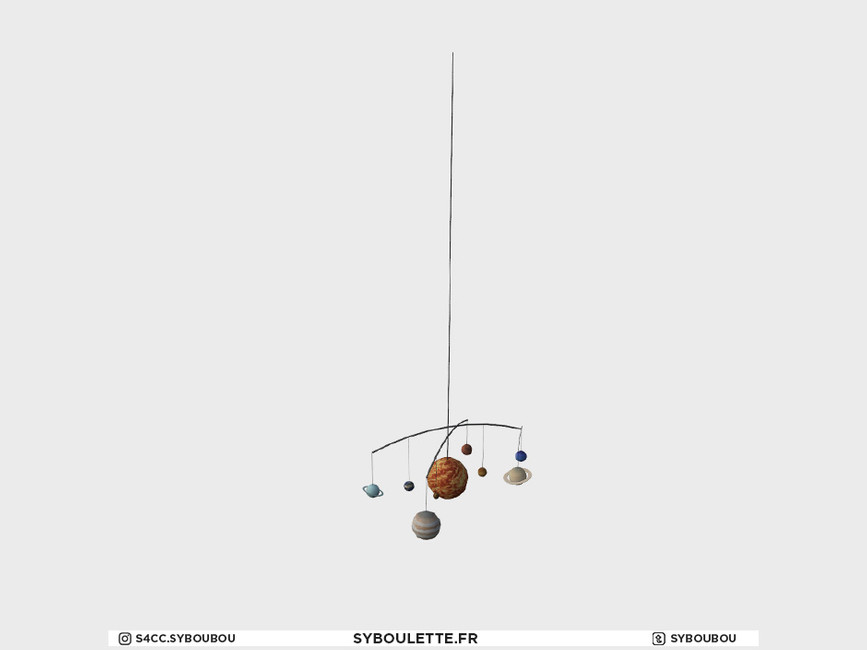 The Sims Resource - Galileo - Planet mobile (medium)