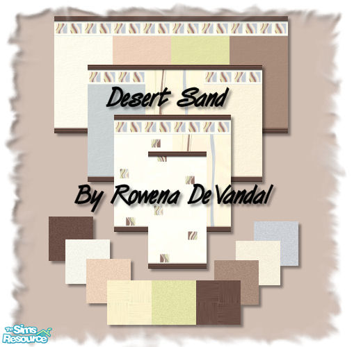 The Sims Resource - Desert Sand Walls and Floors