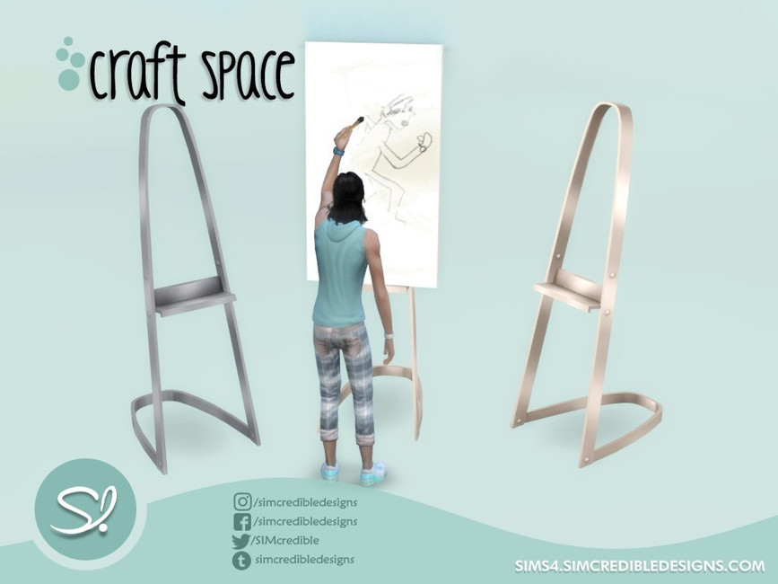 The Sims Resource - Craft Space easel
