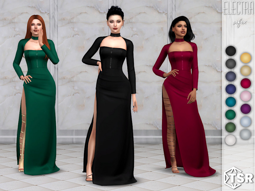 The Sims Resource - Electra Dress