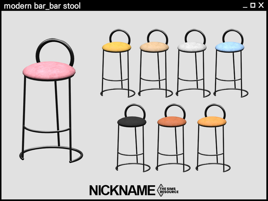 The Sims Resource - modern bar_bar stool