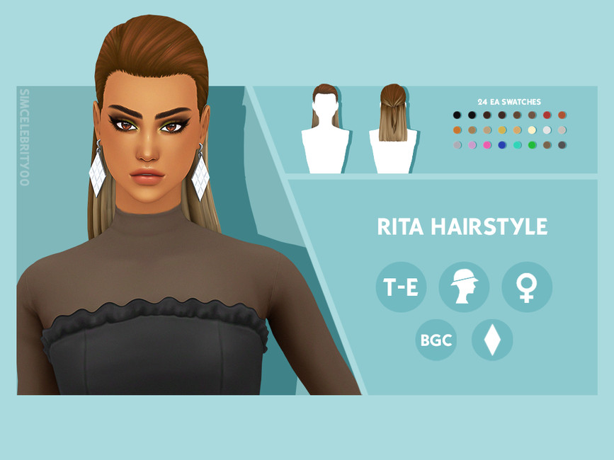 The Sims Resource - Rita Hairstyle