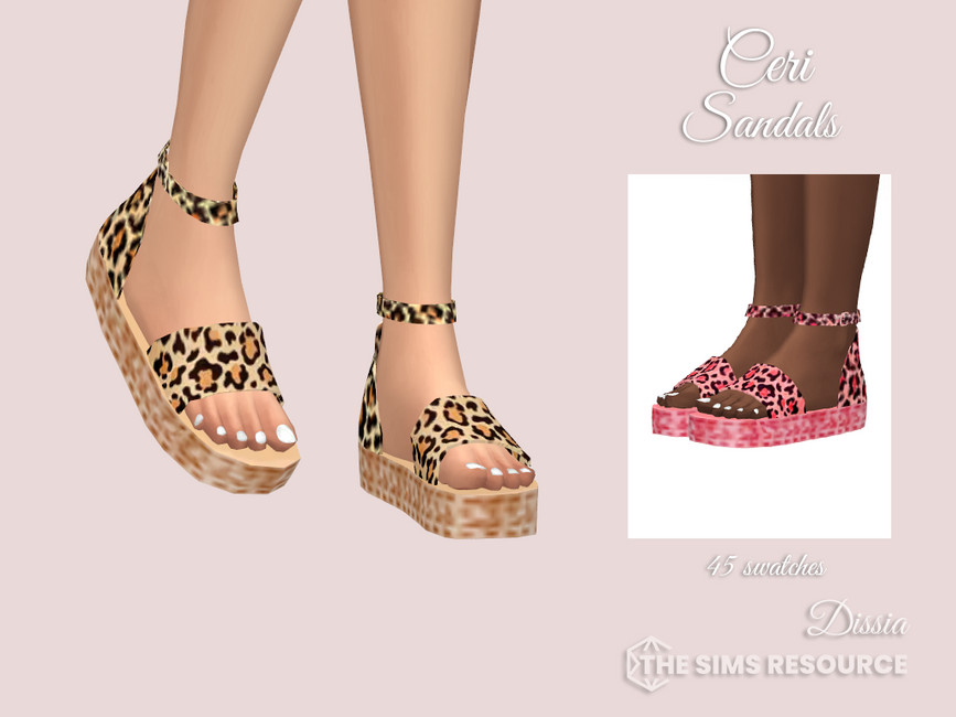 The Sims Resource - Ceri Sandals
