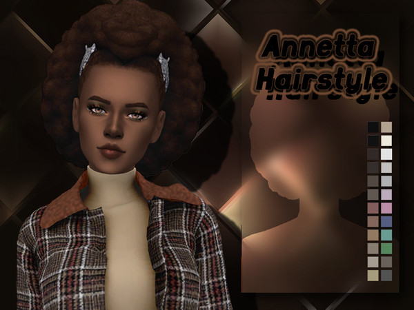 The Sims Resource | Annetta Hairstyle