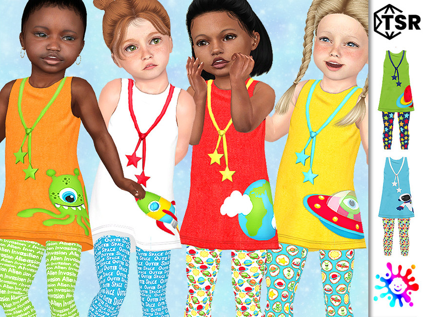 The Sims Resource - Alien Invasion Dress