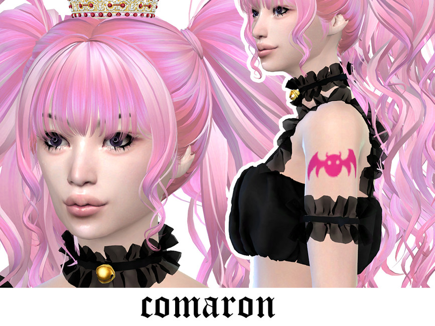 The Sims Resource - one piece Perona tattoo lashes anime