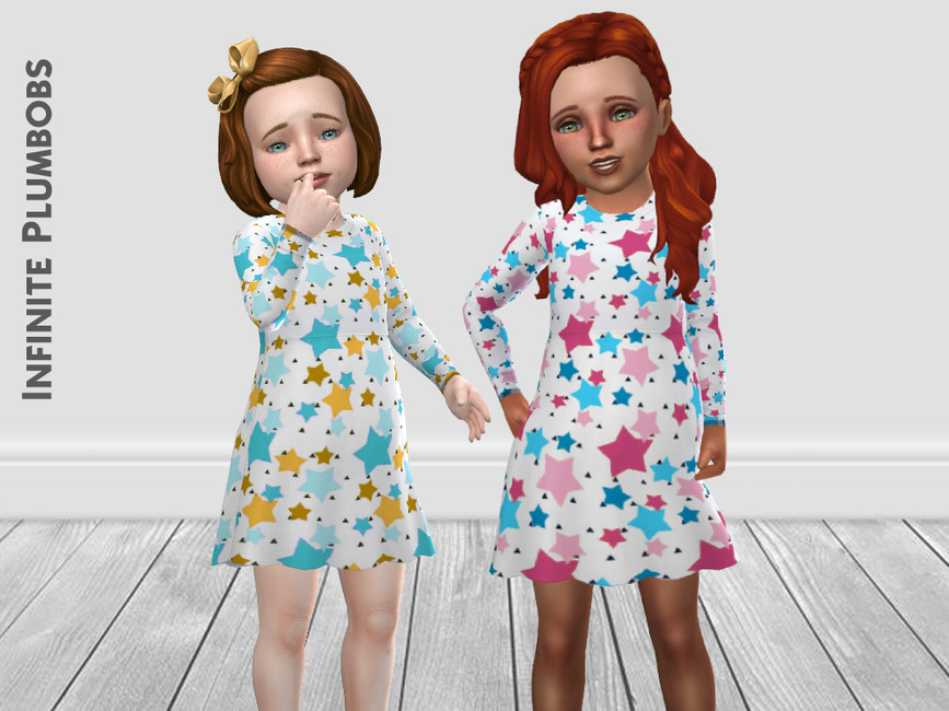 The Sims Resource - Toddler Stars Dress