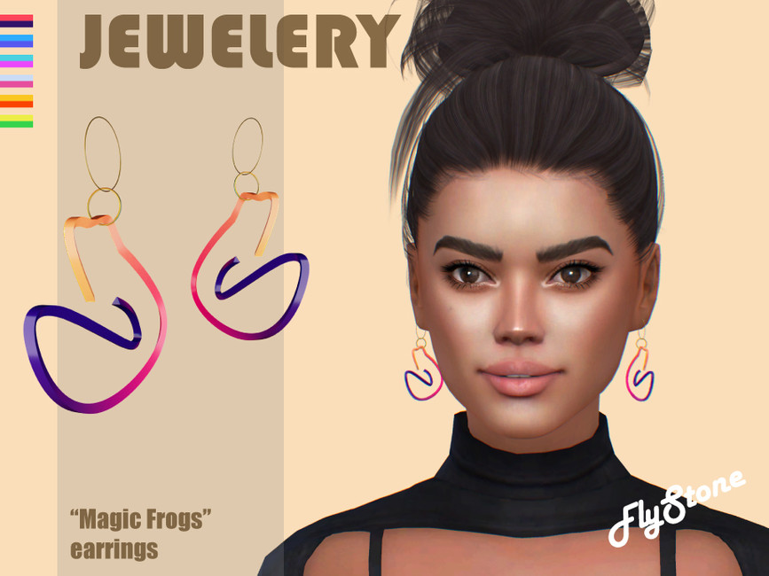 The Sims Resource - "Magic Frogs" earrings