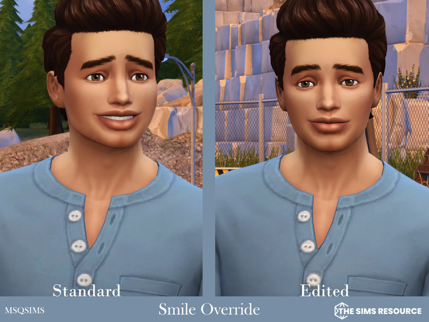 The Sims Resource - Smile Override (Updated March 15,2023)