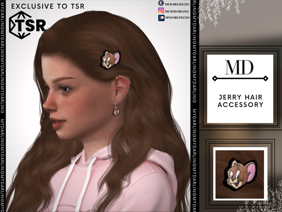 The Sims Resource | JERRY HAIR ACCESSORY CHILD