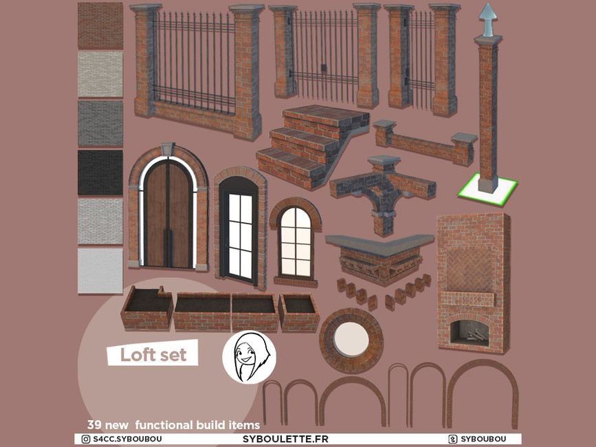 Loft build set (2021) - The Sims 4 Build / Buy - CurseForge