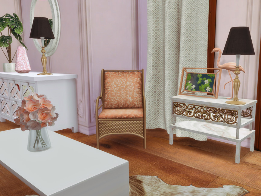 The Sims Resource - Red Queen Main bedroom | Only TSR CC
