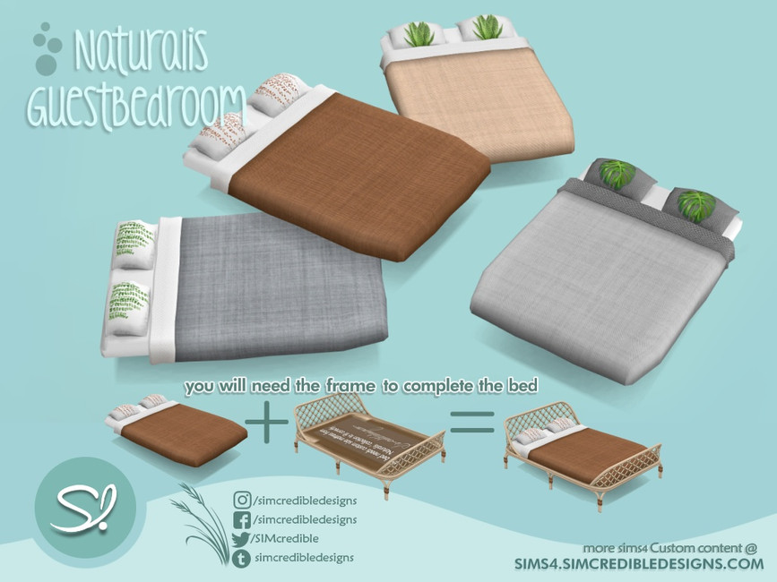 The Sims Resource - Naturalis Guest Bedroom bed mattress