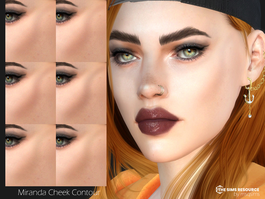 The Sims Resource - Miranda Cheek Contour