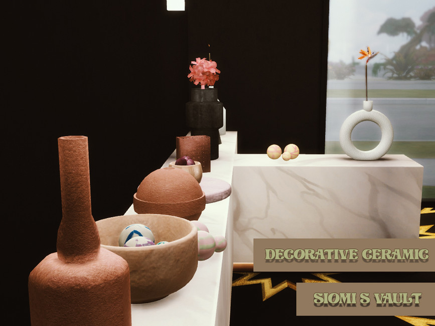 The Sims Resource - Decorative ceramic Vases