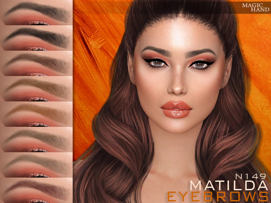 The Sims Resource - Matilda Eyebrows N149