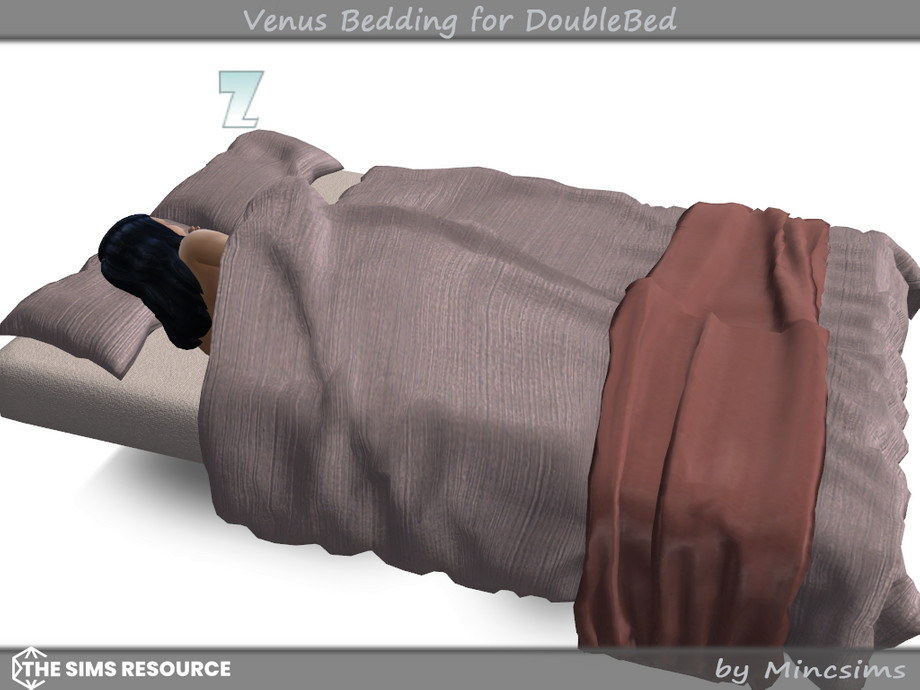 The Sims Resource | Venus Bedding for DoubleBed