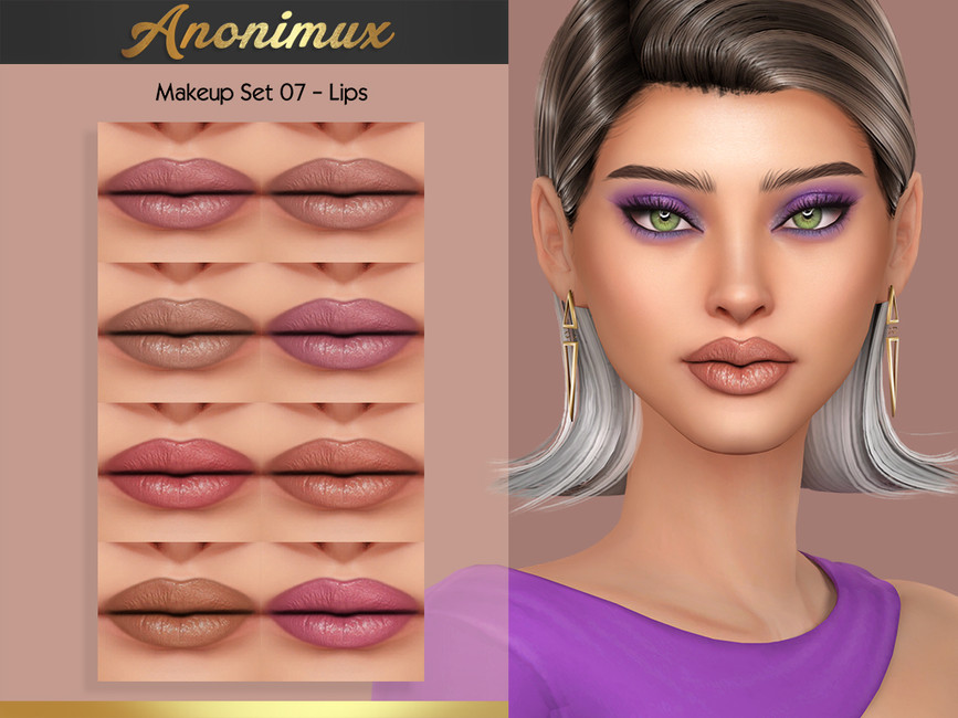 The Sims Resource - Makeup Set 07 - Lips