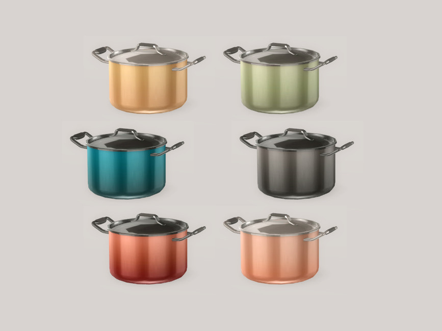 The Sims Resource - Kitchen Jacey Cookware