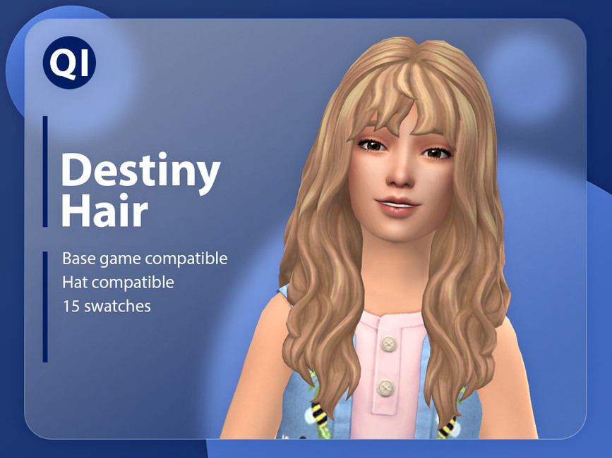 The Sims Resource - Destiny Hair