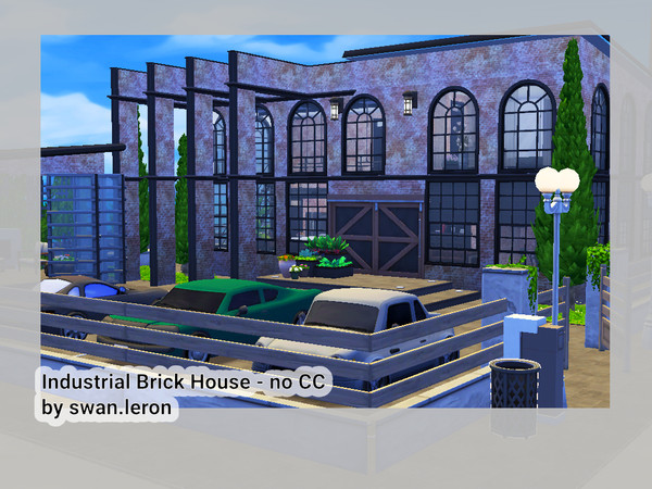 The Sims Resource | Industrial Brick House