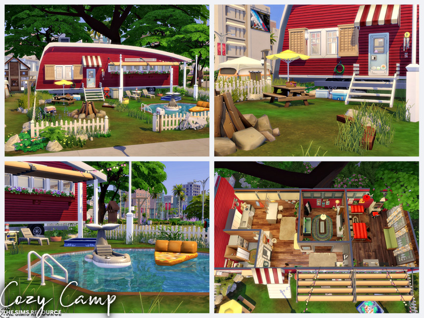The Sims Resource - Cozy Camp | noCC