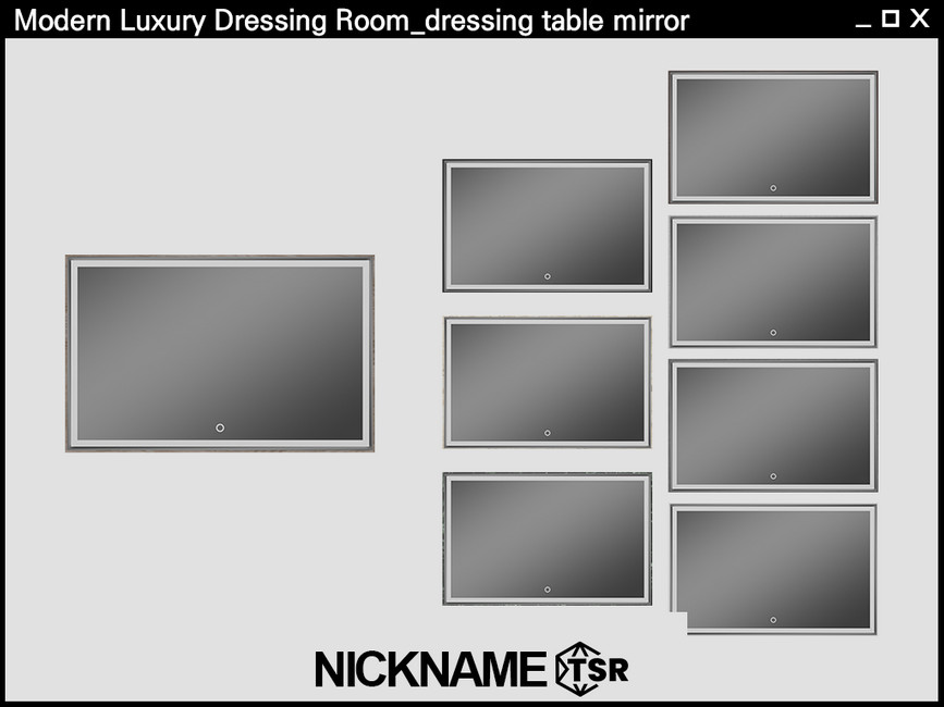 The Sims Resource - Modern Luxury Dressing Room_dressing table