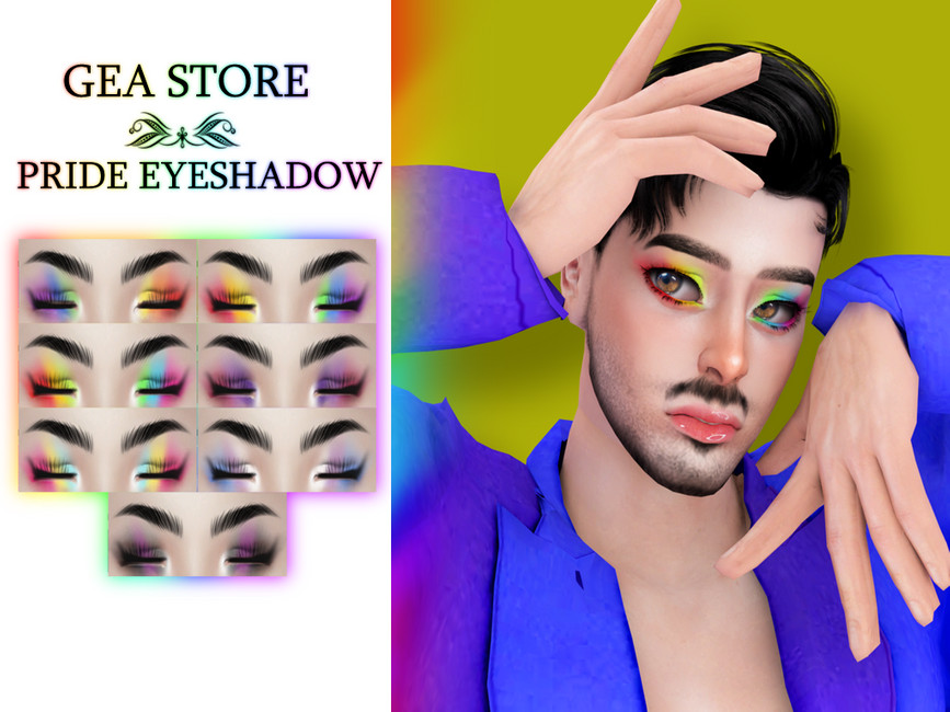 The Sims Resource - Pride Eyeshadow
