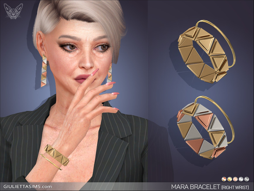 The Sims Resource - Mara Bracelet Right Wrist
