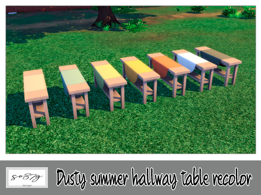 The Sims Resource - Dusty Summer hallway table