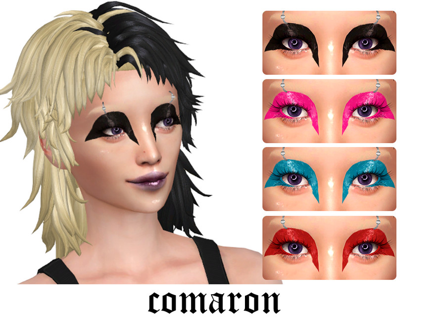 The Sims Resource - Big Goth Eyeliner