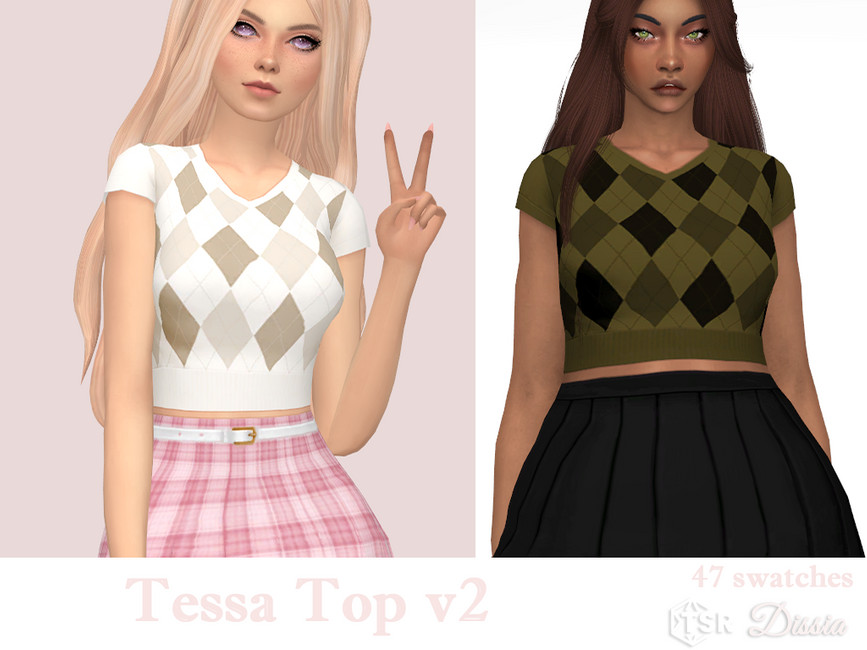 The Sims Resource - Tessa Top v2