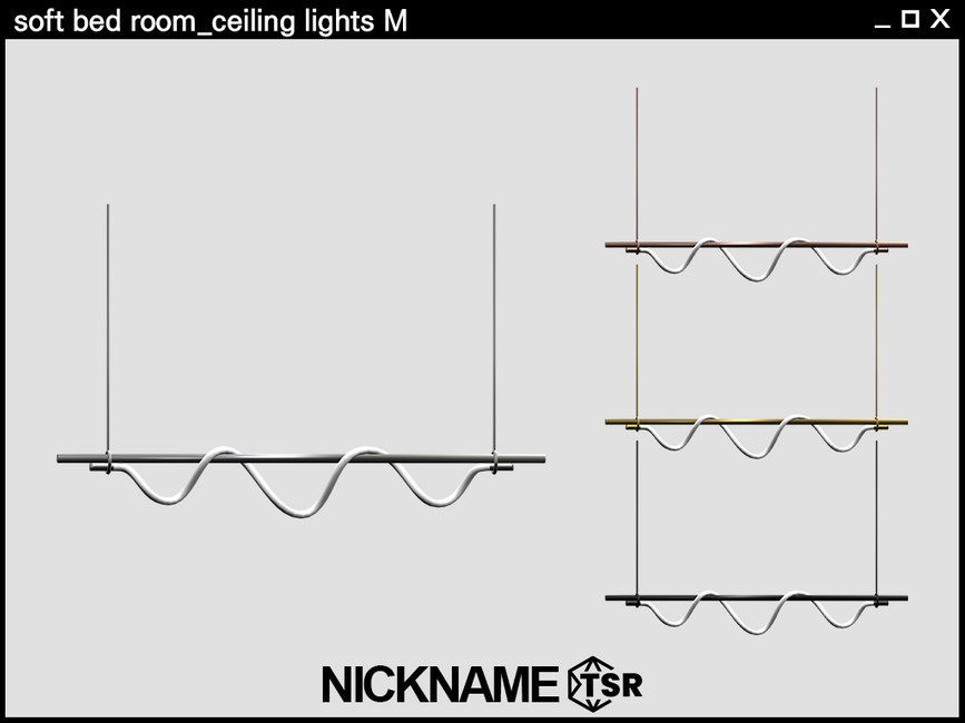 The Sims Resource - soft bed room_ceiling lights M