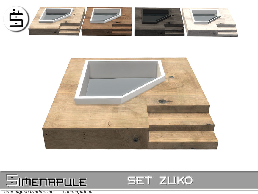 The Sims Resource - Set Zuko Bathtube