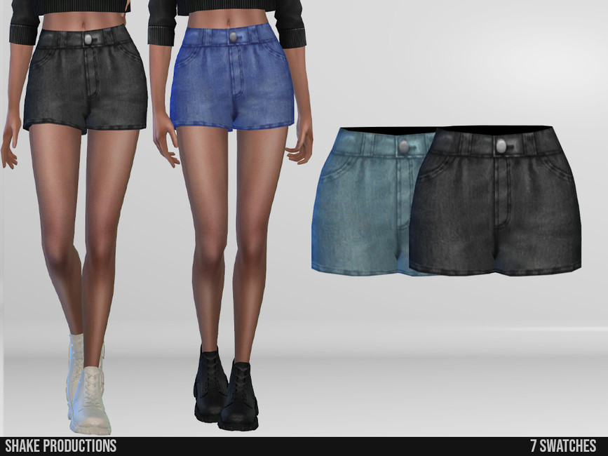 The Sims Resource - 904 - Denim Shorts