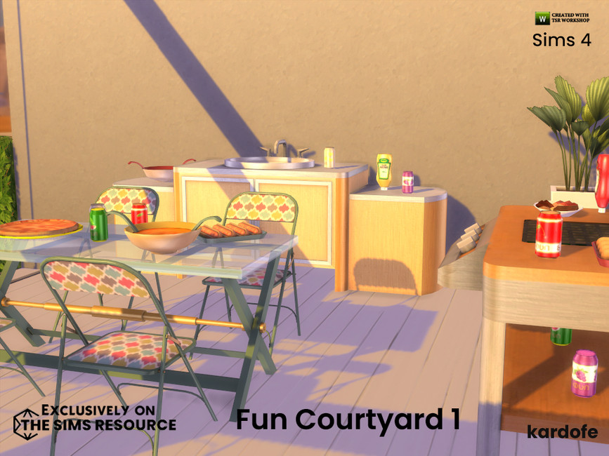 The Sims Resource - Fun Courtyard 1