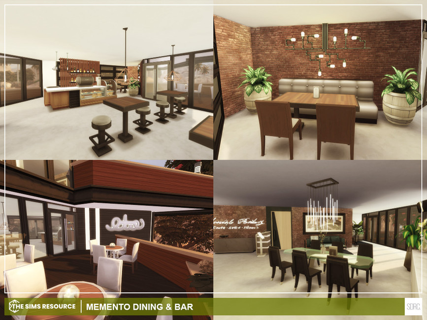 The Sims Resource - Memento Dining & Bar NoCC