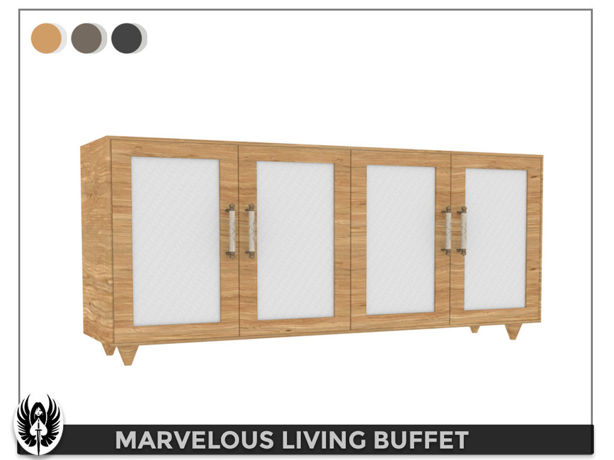 The Sims Resource - Marvelous Living Room Buffet