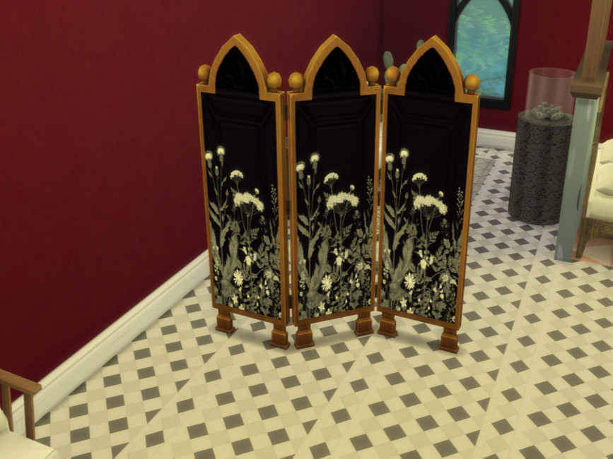 The Sims Resource - Oh my Goth - Floral Screen