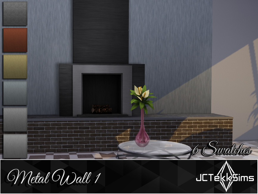 The Sims Resource - Metal Wall 1
